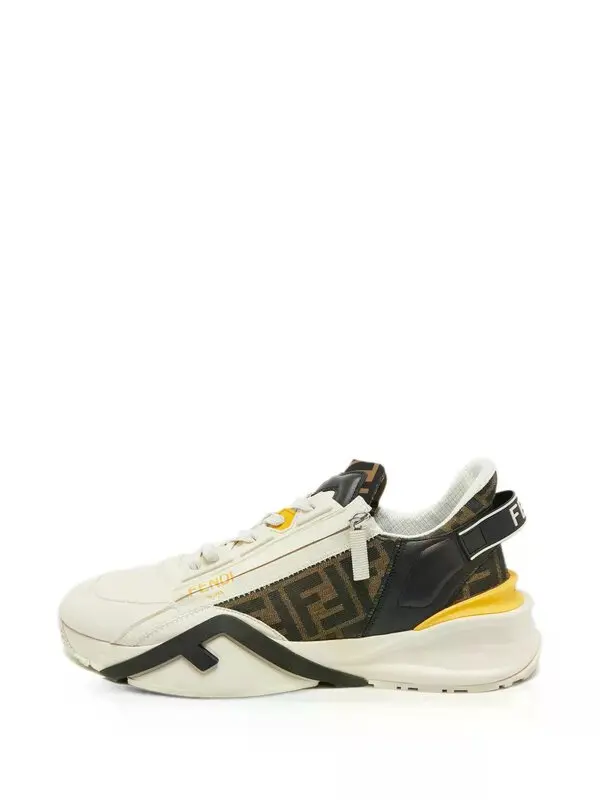 Fendi Flow Ff Zucca Monogram Canvas Sneakers