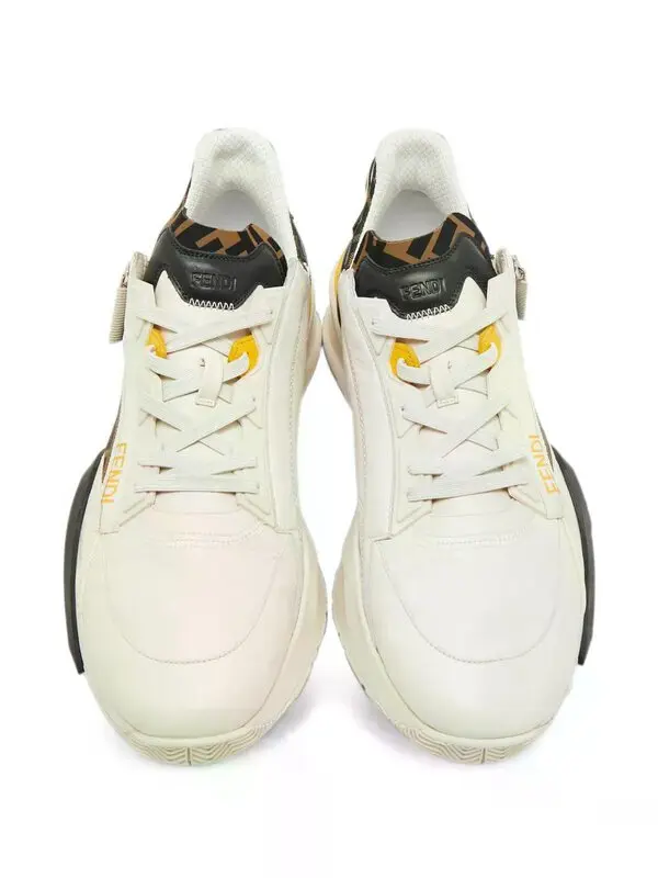 Fendi Flow Ff Zucca Monogram Canvas Sneakers