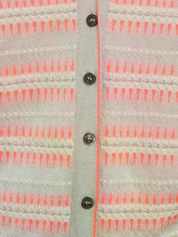 LOUIS VUITTON Lurex-knit Cardigan - Grey