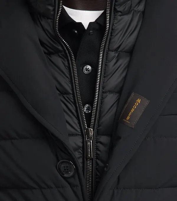 MOORER Rogers Hybrid Jacket - Black