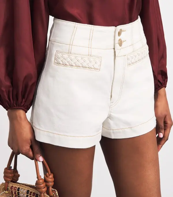 Zimmermann Roselight Denim Shorts