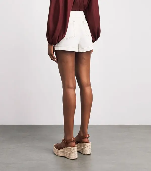 Zimmermann Roselight Denim Shorts