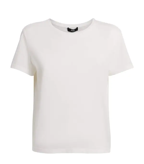 Paige Haven Cotton T-shirt - White