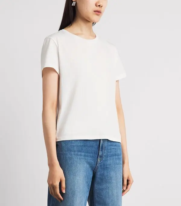 Paige Haven Cotton T-shirt - White