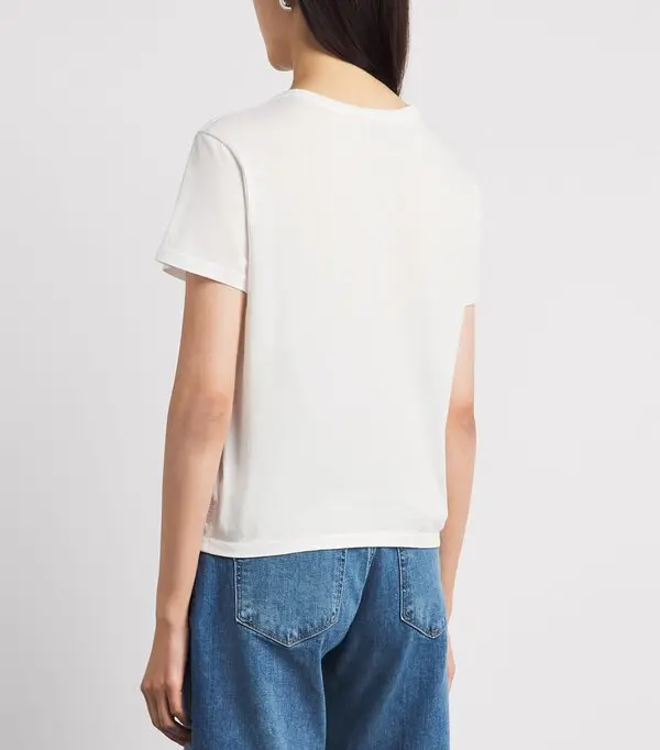 Paige Haven Cotton T-shirt - White