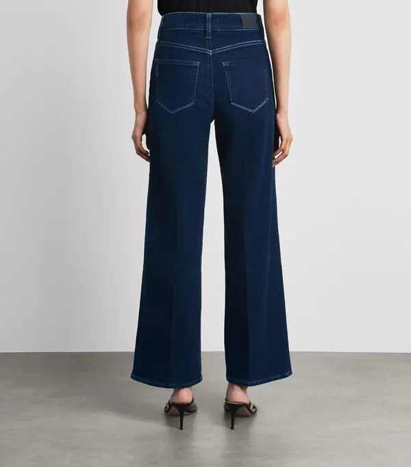 Paige Anessa Wide-leg Cropped Jeans
