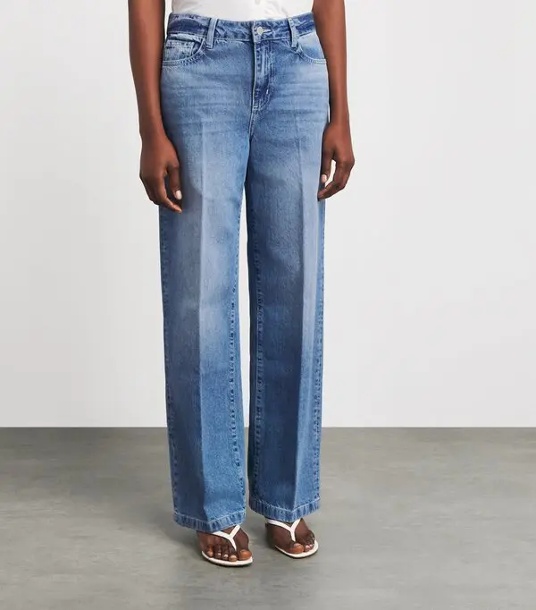 L'Agence Scottie Wide-leg Jeans