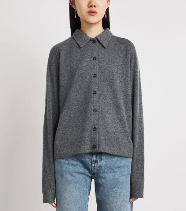 TOTEME Cashmere Polo Cardigan
