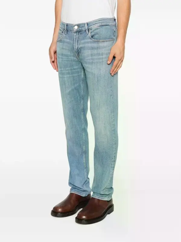 7 For All Mankind Faded Effect Logo Patch Jeans