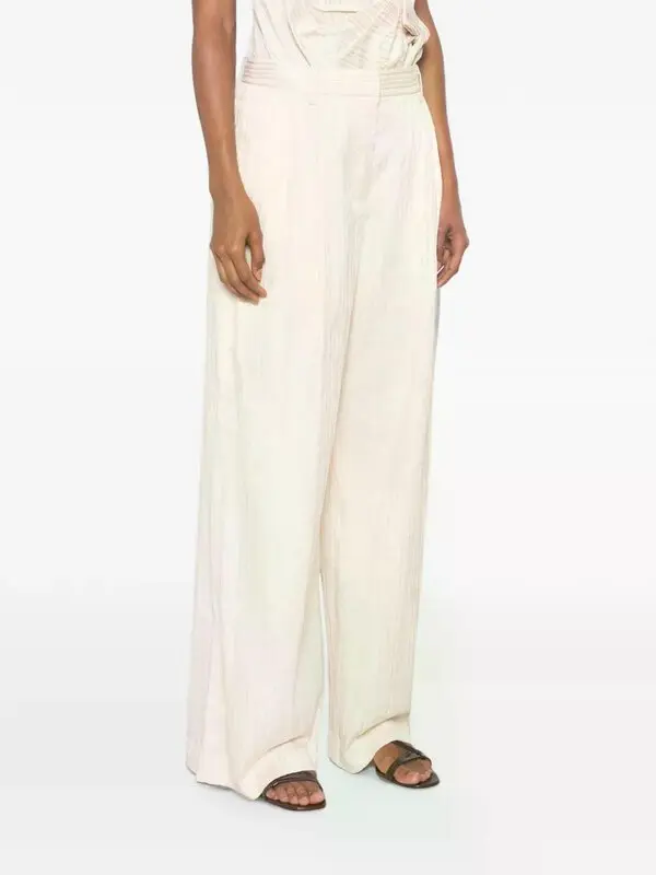 Simkhai Grace Wide-leg Trousers - Neutrals