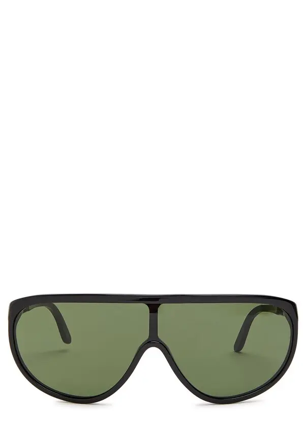 TOTEME Shield Aviator-style Sunglasses - Black