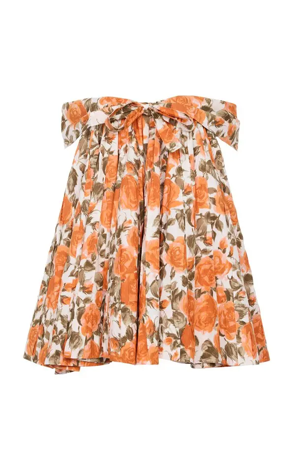 Chloé Cotton Babydoll Mini Dress - Multi