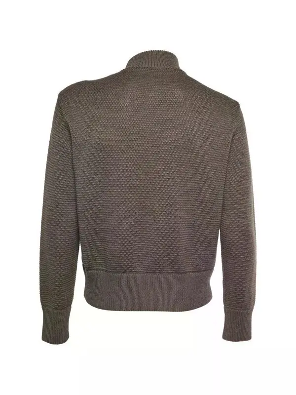 Bottega Veneta High Neck Zip Fastening Jacket