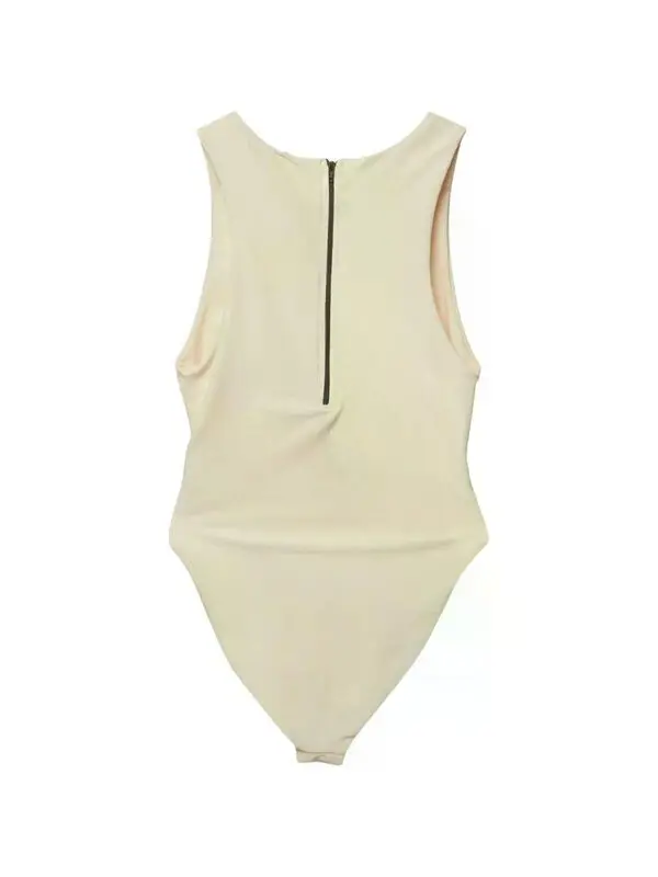 424 Cut-out Crepe Swimsuit With Ruched Detailing