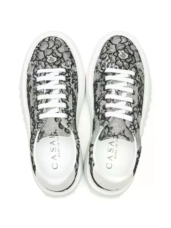 Casadei Nexus Rigel Lace Up Sneakers - Grey