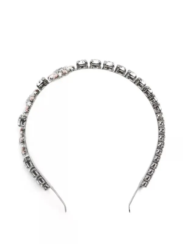 Miu Miu Resin-petal Crystal Embellished Headband