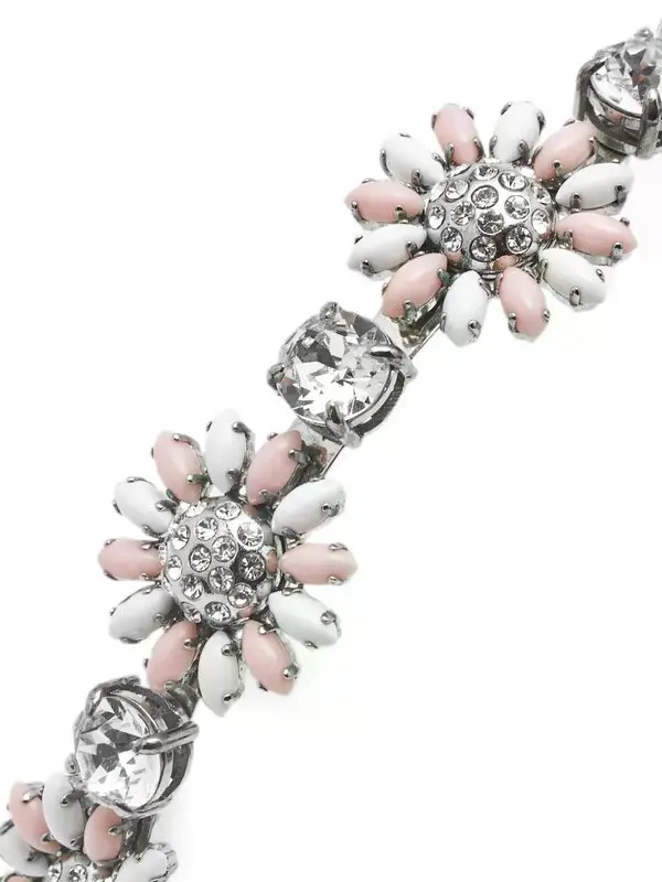 Miu Miu Resin-petal Crystal Embellished Headband