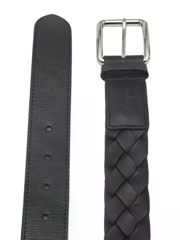 Mulberry M Buckle Woven Belt