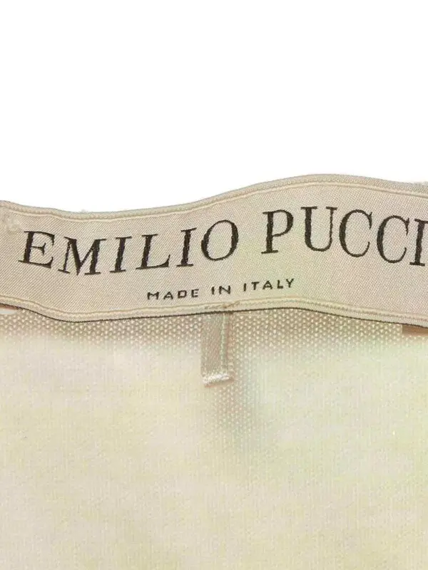 Emilio Pucci Lace-trimmed Wool T-shirt