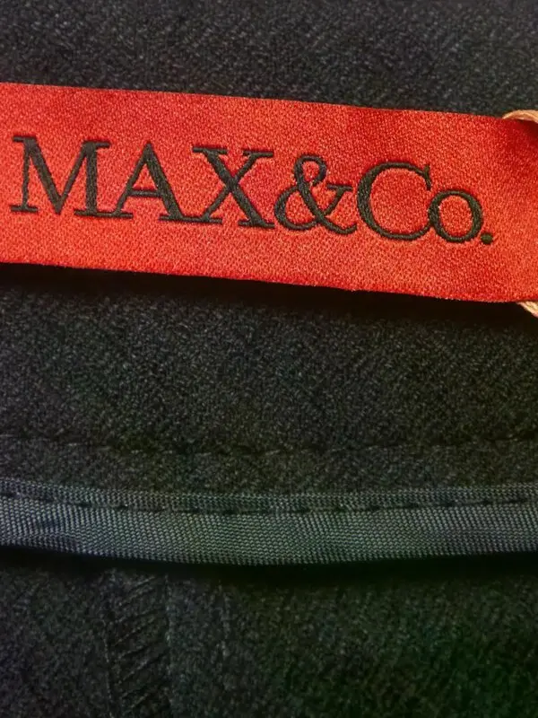 MAX&CO. Jacquard Cuffed-hem Trousers