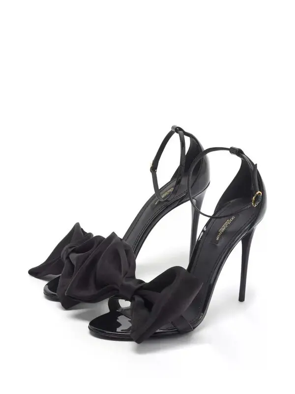 Dolce & Gabbana Keira Bow Heeled Sandals