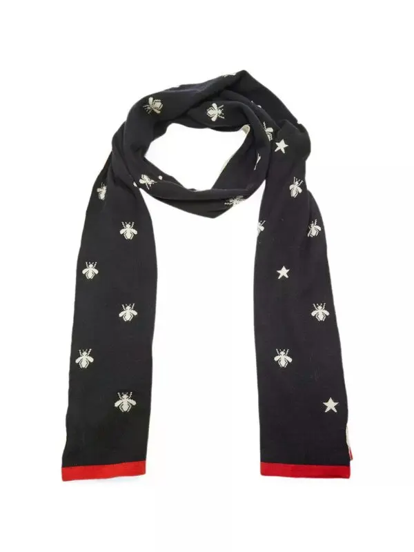 Gucci Bee Star Scarf - Blue