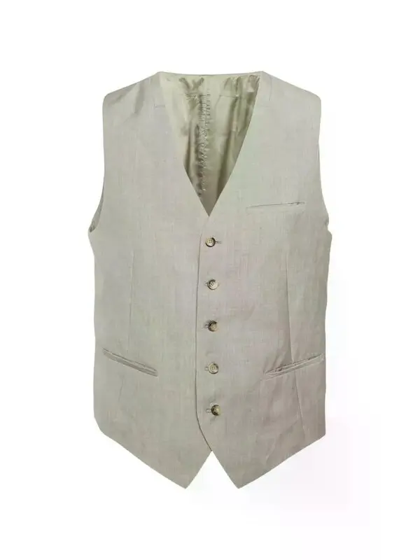 Kenzo Grey Button-up Waistcoat