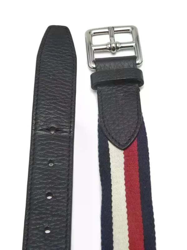 Mulberry Canvas And Leather Trim Belt