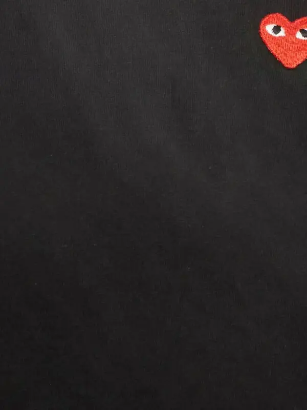 Play Comme Des Garcon Embroidered Heart T-shirt