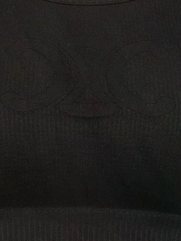 Celine Triomphe-logo Sports Bra
