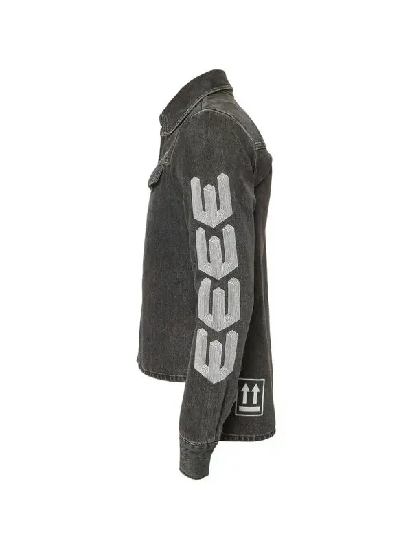 Off-White Graphic-print Denim Jacket