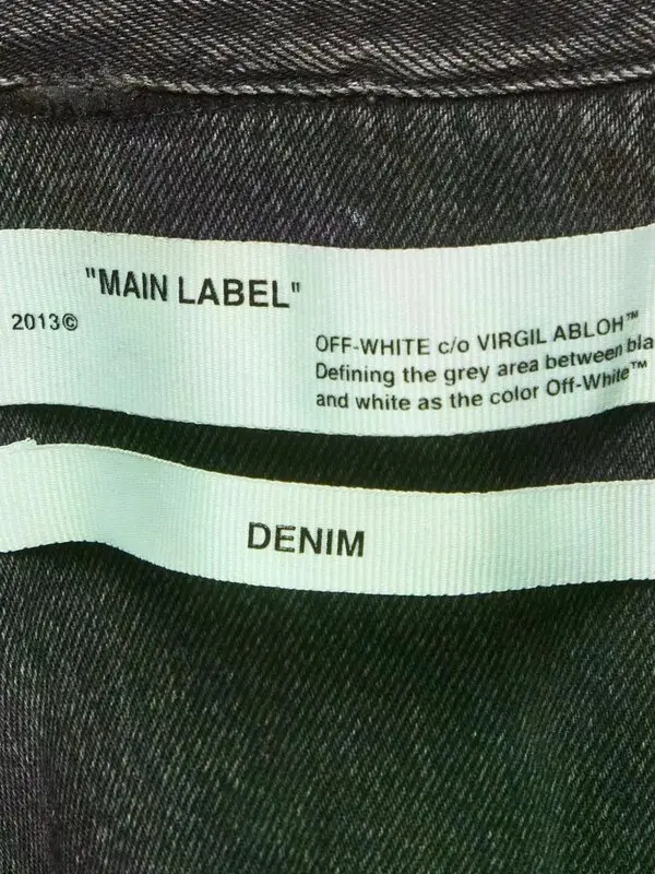 Off-White Graphic-print Denim Jacket