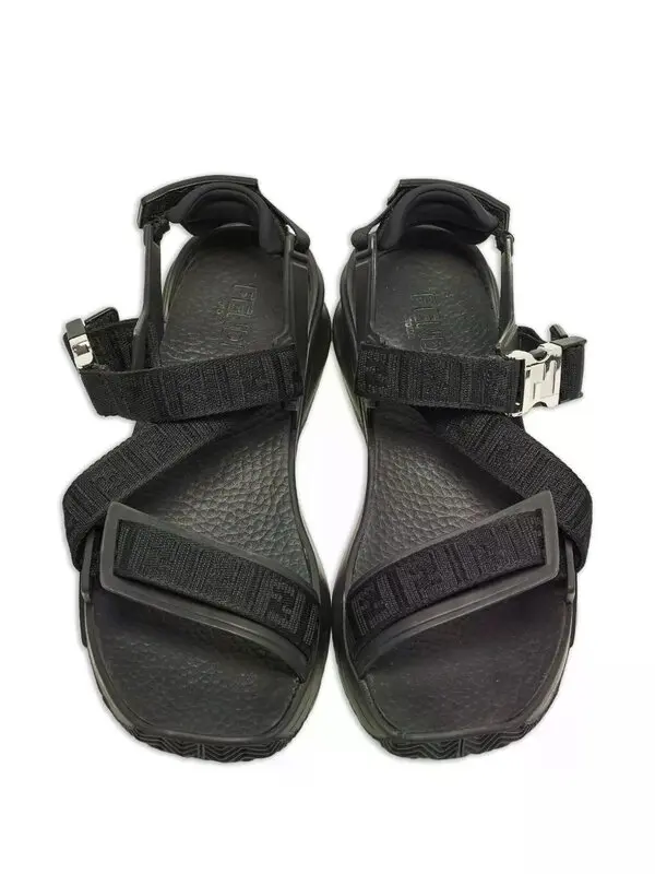 Fendi Ff-monogram Flow Sandals