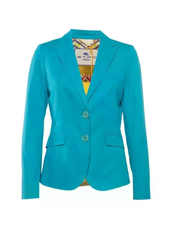 Etro Single-breasted Blazer - Blue