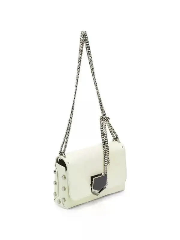 JIMMY CHOO Lockett City Crossbody Bag - White