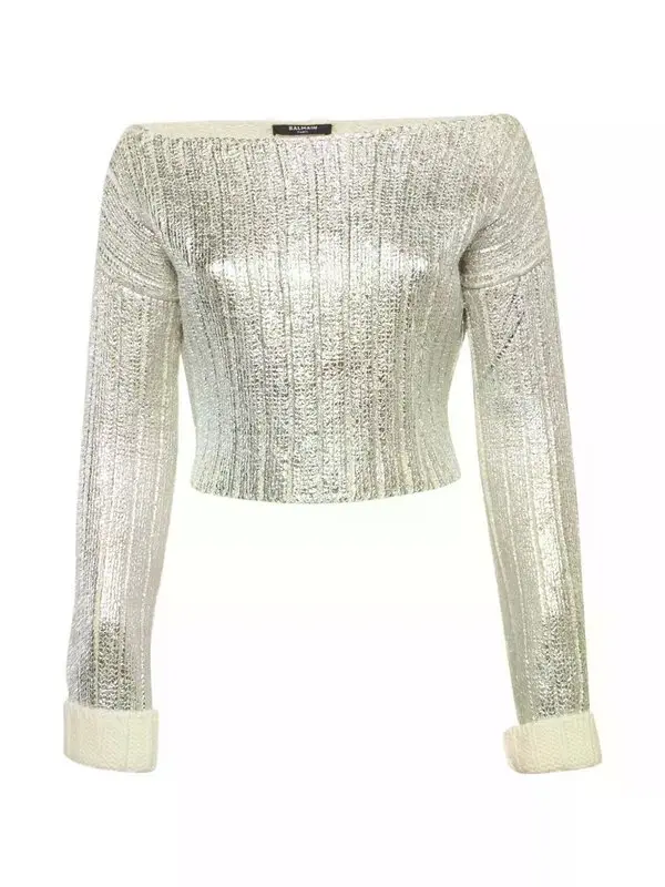 Balmain Ribbed-knit Sweater