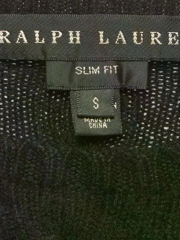 Ralph Lauren Cashmere Cable-knit Crew Neck Sweater - Black