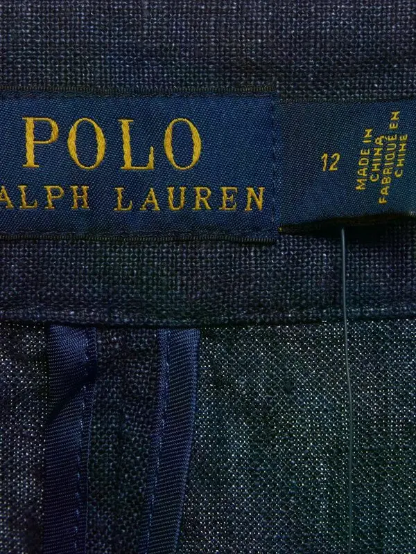Polo Ralph Lauren Chambray Linen Midi Skirt