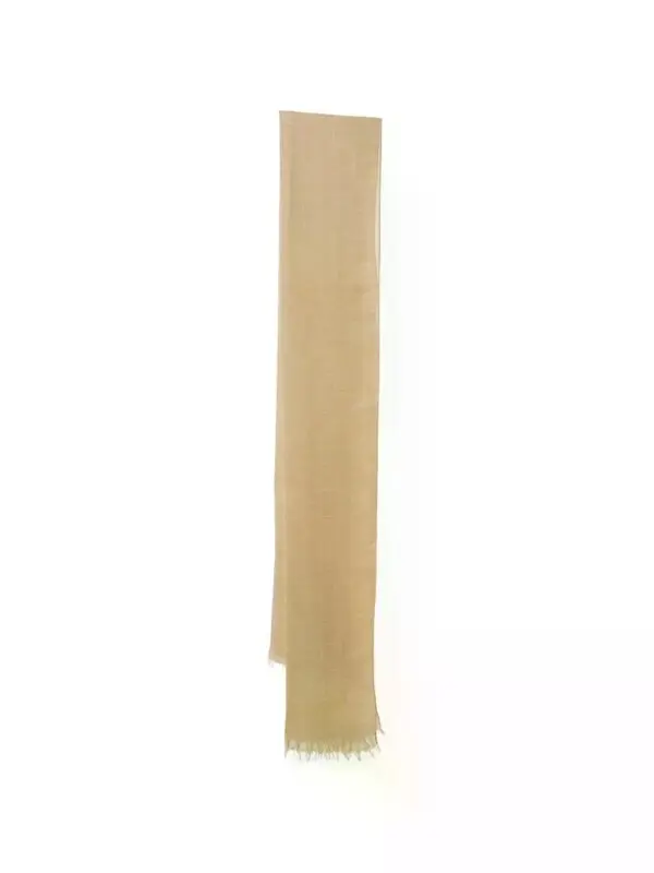 FERRAGAMO Frayed-edges Scarf - Neutrals