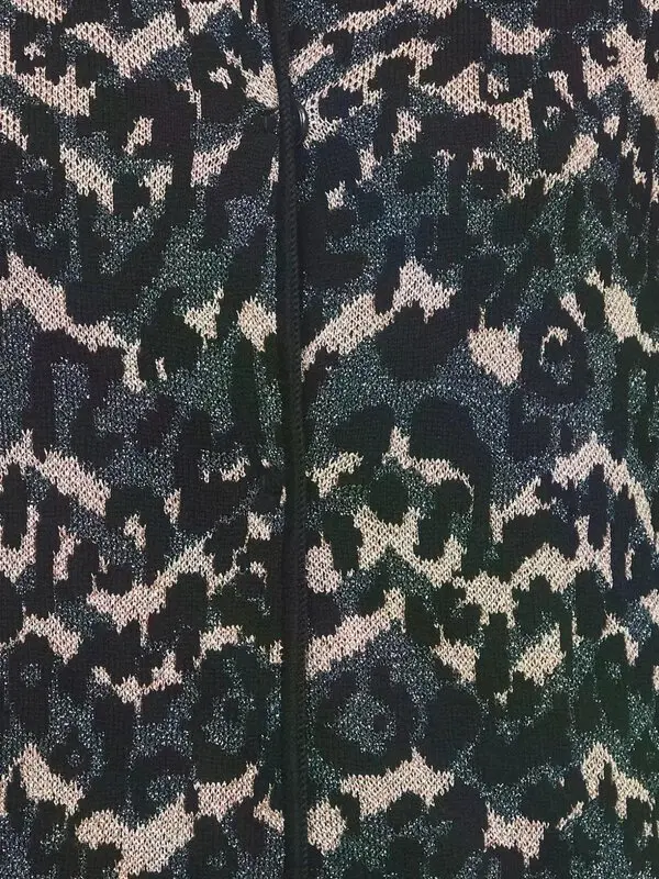 Missoni Animal Print Knitted Coat