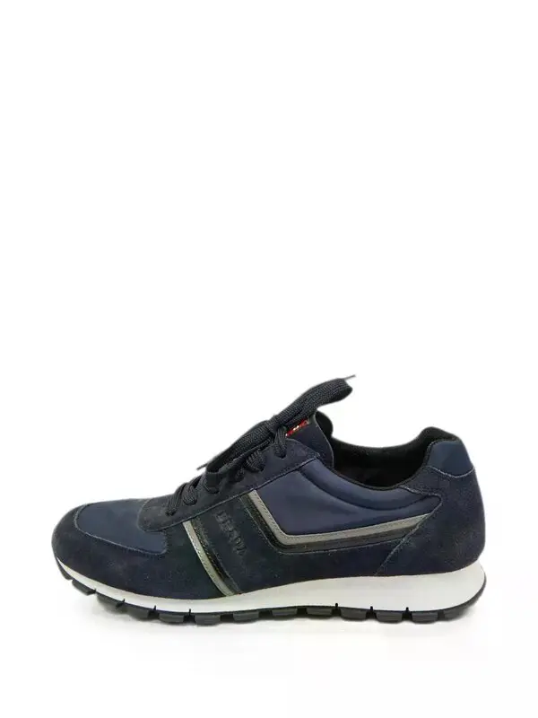 Prada Panelled Lace-up Low-top Sneakers