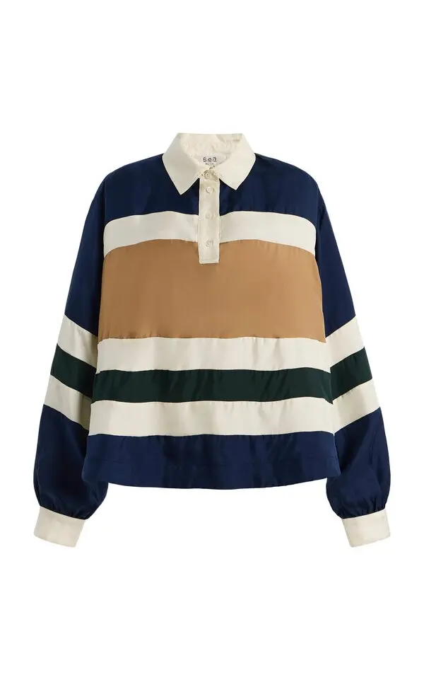 Sea Juliet Embroidered Polo Shirt - Multi