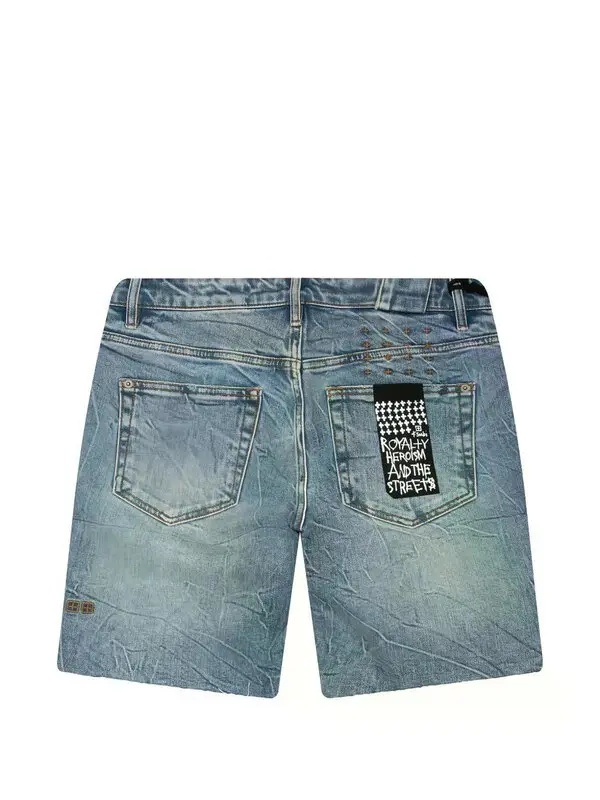 Ksubi Chopper Raw-cut Denim Shorts