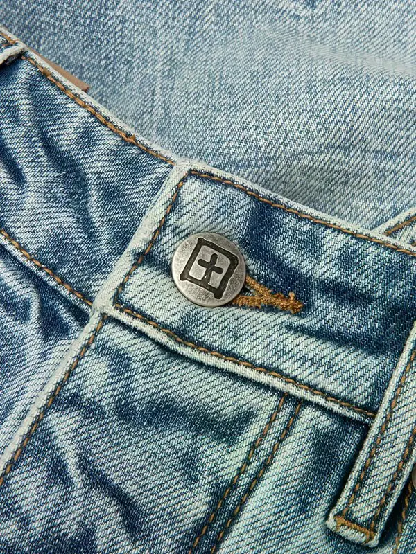 Ksubi Chopper Raw-cut Denim Shorts
