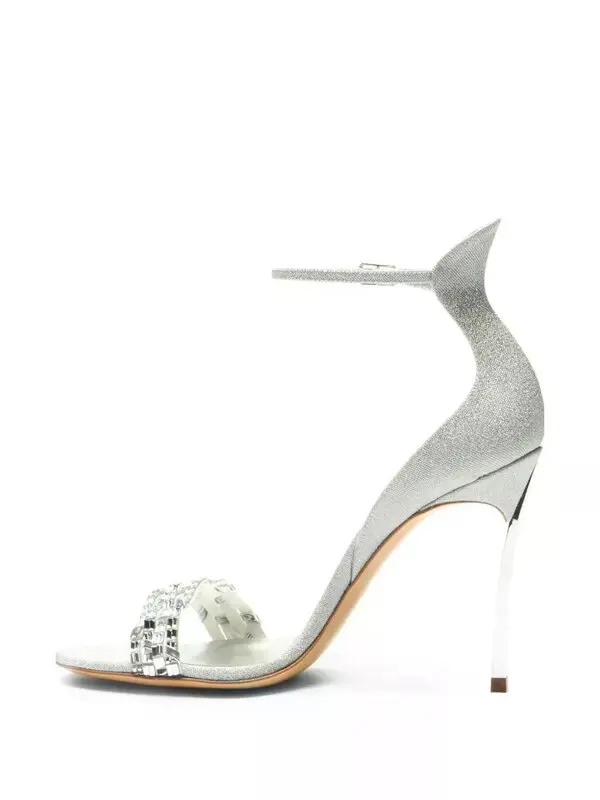 Casadei Blade Crystal-embellished Sandals