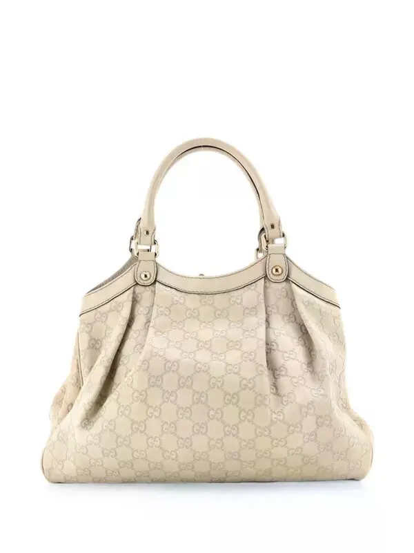 Gucci Sukey Ssima Leather Medium Tote Bag