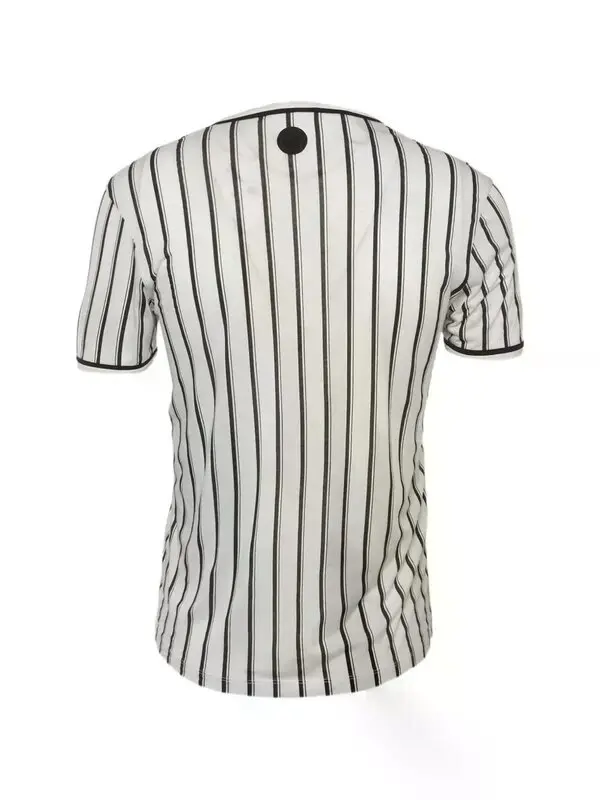Versace Striped Crew-neck T-shirt