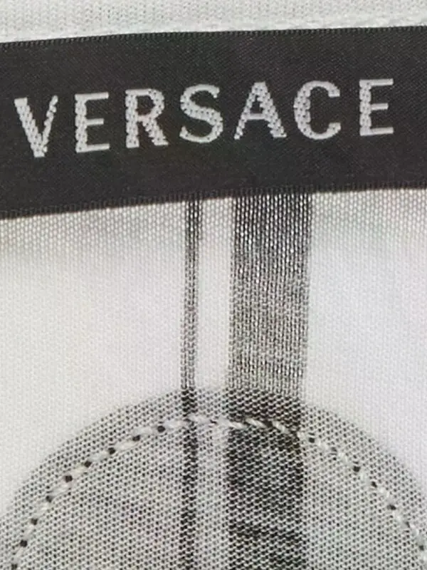 Versace Striped Crew-neck T-shirt