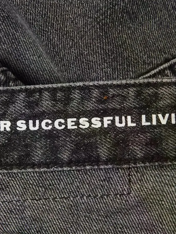 DIESEL® Denim Distressed Wide-leg Jeans