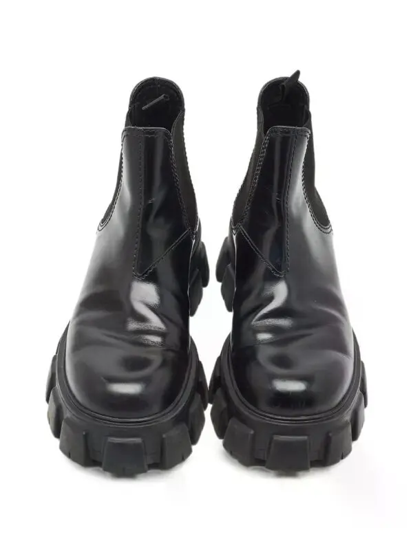 Prada Monolith Lug-sole Chelsea Boots